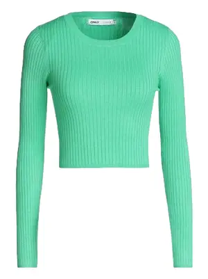 Only Sweater In Viscose And Nylon Green