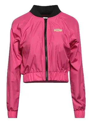 TWENTY EASY BY KAOS Polyester Bomber Jacket - Pink