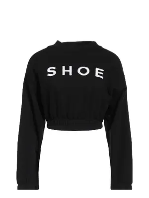 SHOE Cotton Fleece Sweatshirt Black