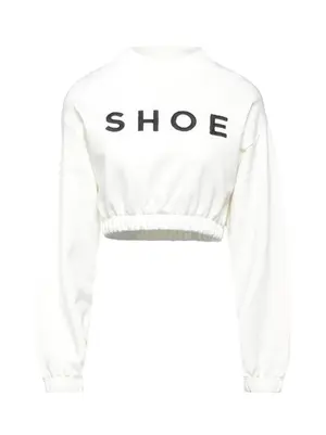 SHOE Cotton Fleece Sweatshirt White