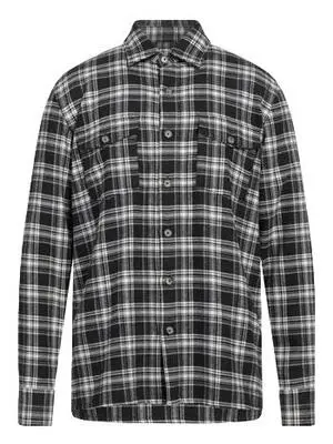 BROOKSFIELD Shirt Charcoal Size Cotton - Grey