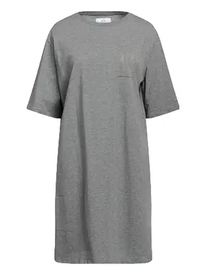 Armani Exchange Icon Period Mini Dress Cotton Grey