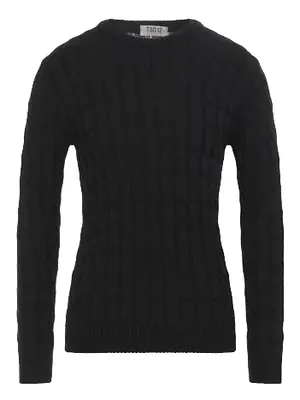 TSD12 Cable Knit Sweater - Black