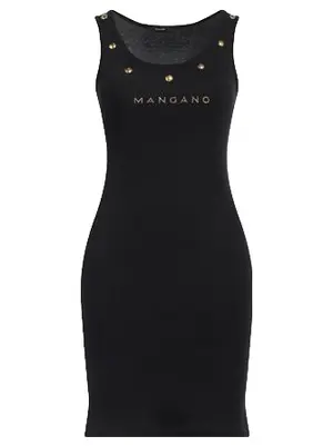 MANGANO Mini Cotton Dress - Black