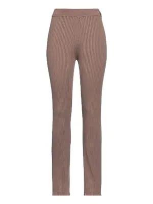 HINNOMINATE Knitted Flared Pants Brown