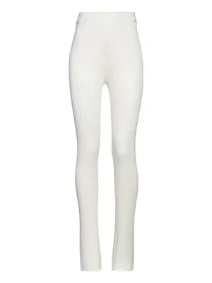 HINNOMINATE Flared Knit Pants - Off White