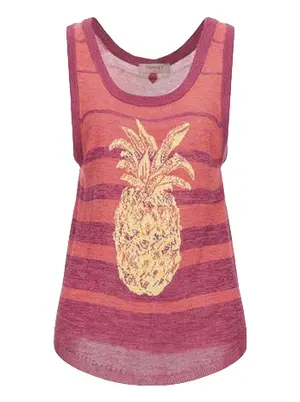 TWINSET Viscose Tank Top - Orange