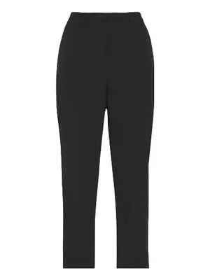 VICOLO Straight-Leg Cropped Pants Black