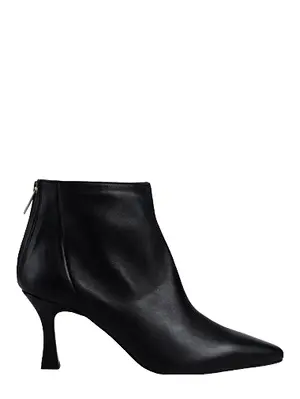 BIANCA DI Leather Ankle Boots Black
