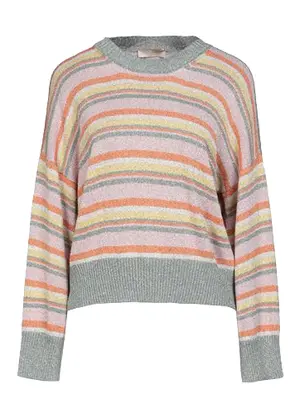 MOMONI MOMONÍ Striped Knit Sweater