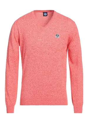NORTH SAILS Knitted V-Neck Sweater Coral