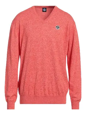 NORTH SAILS Cotton Knit Sweater - Orange