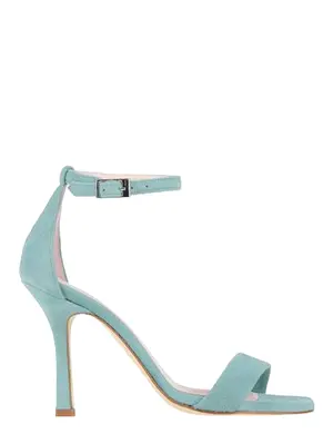 LUCA VALENTINI Sky Leather Sandals - Blue