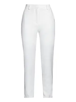 Atos Lombardini Straight Leg Trousers - White