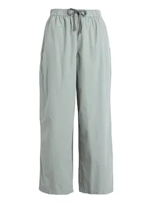 Topshop Straight Leg Pants - Sage Green