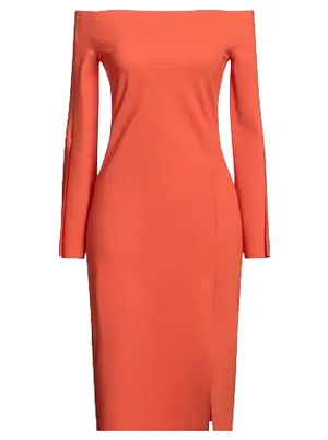 Chiara Boni La Petite Robe Midi Dress - Orange