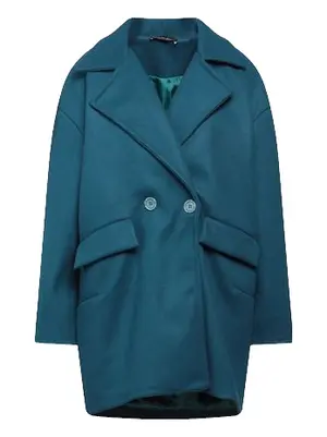 VANESSA SCOTT Double-breasted Coat - Green