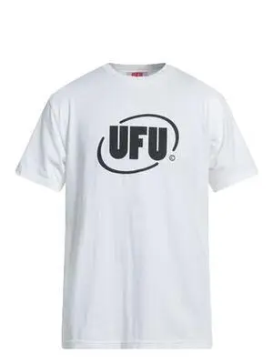 UFU - USED FUTURE Man T-shirt White Size M Cotton White