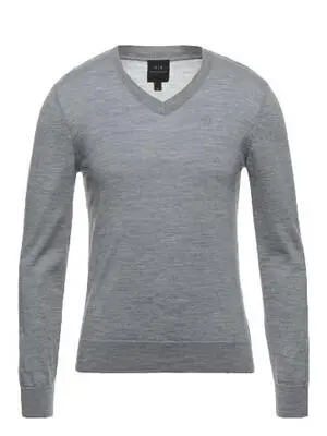 Armani Exchange Virgin Wool Sweater - Grey