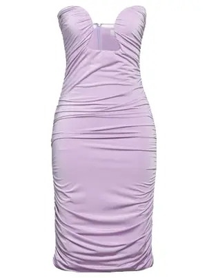 VICOLO Midi Bodycon Dress - Purple