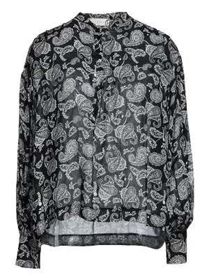 HAVEONE Paisley-print Top - Black