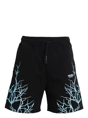 PHOBIA ARCHIVE Embroidered Lightning Shorts - Black