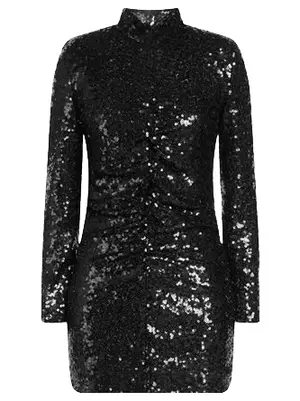 ANIYE N°2 Sequin Embellished Maxi Dress Black