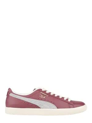 PUMA Clyde Base Leather Sneakers - Red