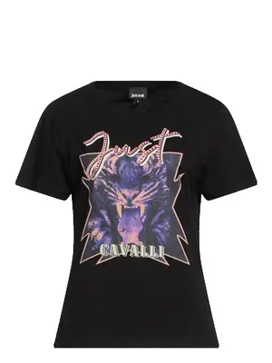 Just Cavalli Printed T-shirt - Black