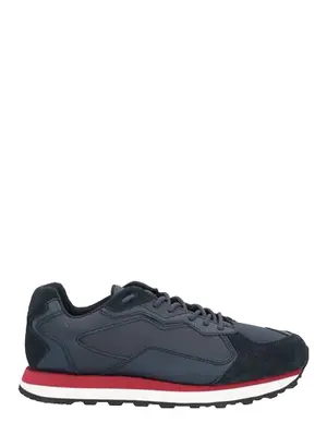 Armani Exchange Low-Top Sneakers With Lace-Up Closure Navy Blue