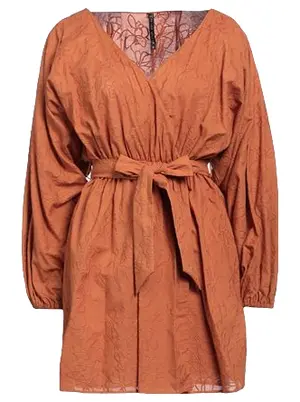 MANILA GRACE MANILA GRACE Mini Dress Camel