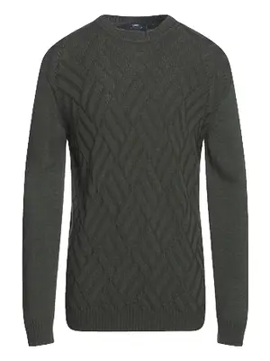 GIULIO CORSARI Knitted Sweater Military Green