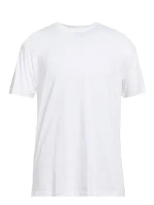 BIKKEMBERGS T-shirt Size Cotton, Elastane, Polyester - White