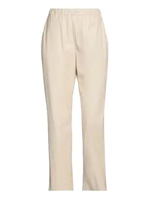 SUOLI Solid Straight-Leg Pants White