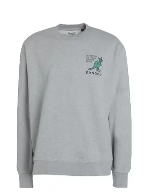 KANGOL Organic Cotton Sweatshirt Light Grey