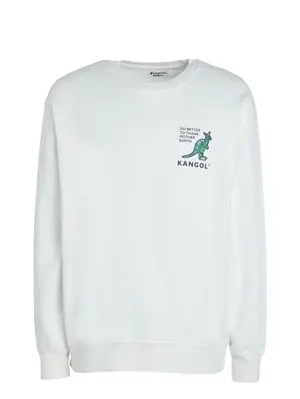 KANGOL Organic Cotton Sweatshirt - Off White
