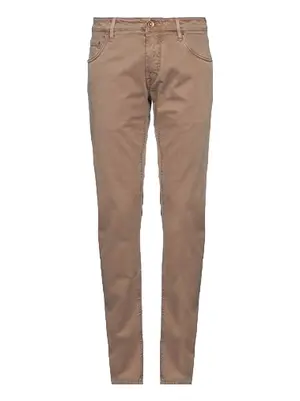 HANDPICKED Tapered Leg Pants - Brown