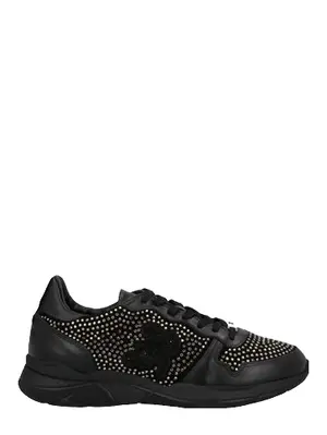 John Richmond Leather Sneakers - Black