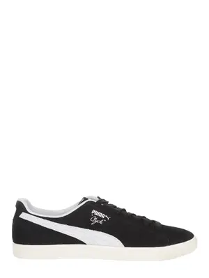 PUMA Clyde Hairy Suede Sneakers - Black