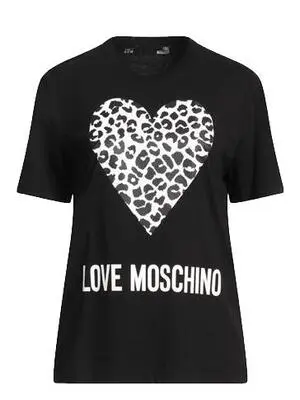 Moschino Printed Cotton T-shirt - Black
