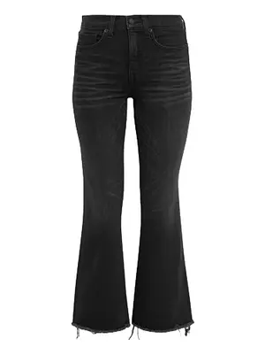 NILI LOTAN Flared Jeans - Black