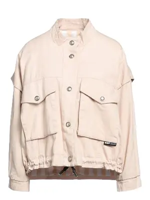 OOF WEAR Cotton Denim Jacket - Beige