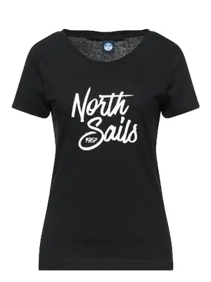 NORTH SAILS Logo-print Cotton T-shirt - Black