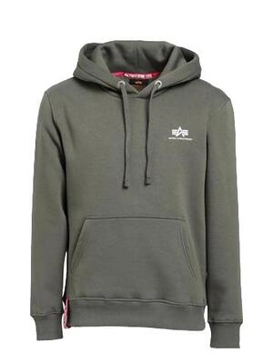 Alpha Industries Cotton And Polyester Military Sweatshirt - Green