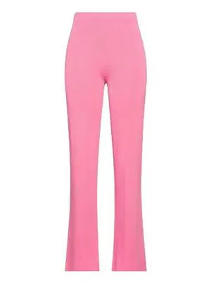 VICOLO Flared Knit Pants - Fuchsia