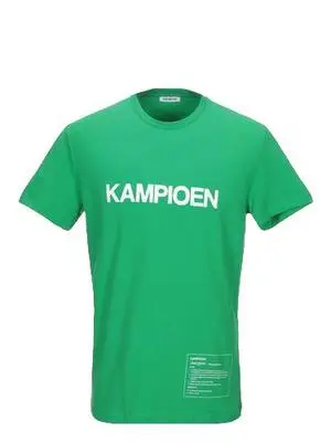BIKKEMBERGS T-shirt Size Cotton, Elastane - Green
