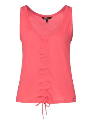 Armani Exchange Top In Cotton And Modal - Red