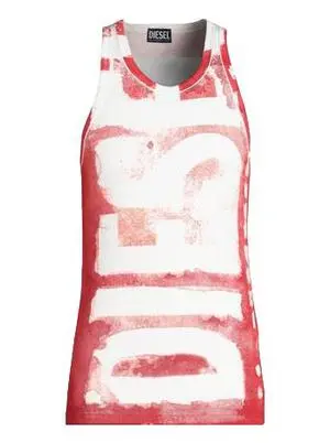 DIESEL T-lift-g1 Tank Top Size Cotton, Elastane - Red