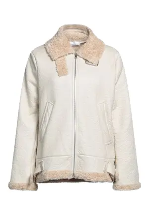 SIMONA A Jacket In Polyester And Elastane - Beige