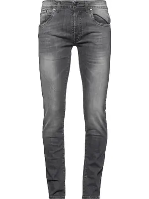 LIU •JO MAN Cotton-elastane Blend Jeans - Grey
